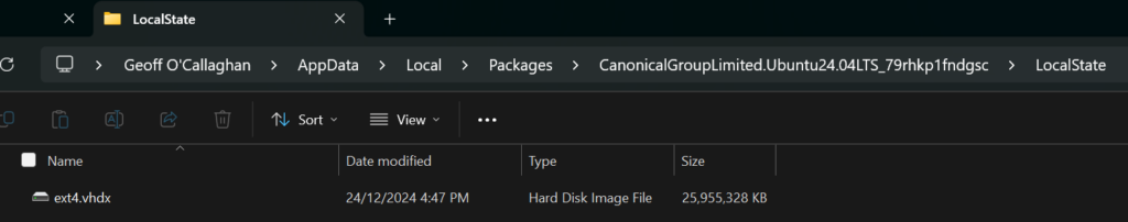 Compacting WSL hard disk – Made For Cloud